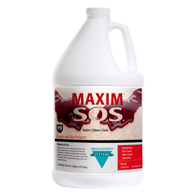 Bridgepoint Systems Carpet Protector Maxim S.O.S. Stain Odor & Soil ...