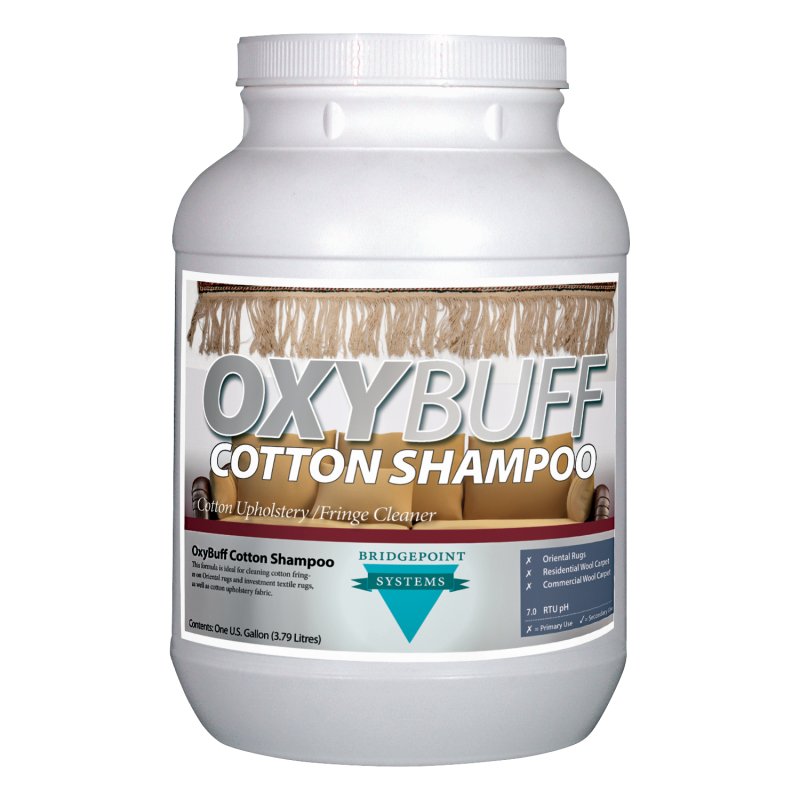 Bridgepoint Systems Upholstery Cleaning Oxybuff Cotton Shampoo 8 Lbs ...