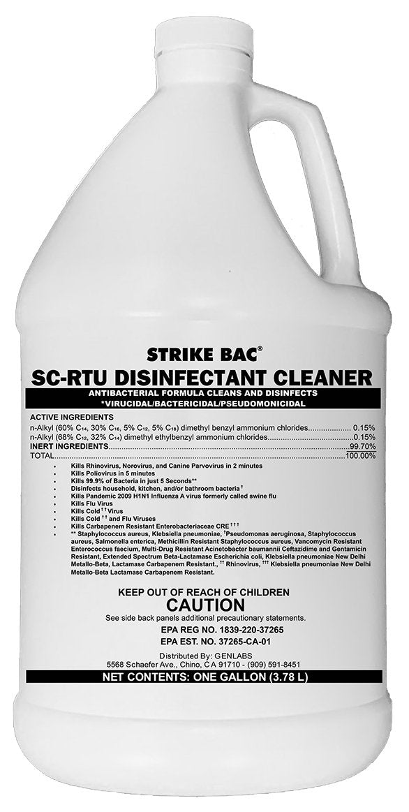 Genlabs Strike Bac® SC-RTU Disinfectant Cleaner - CleanCo